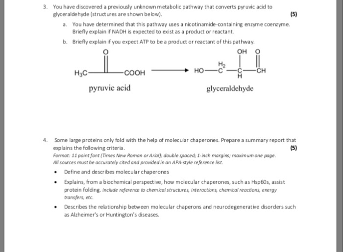 Solved 3. You have discovered a previously unknown metabolic | Chegg.com