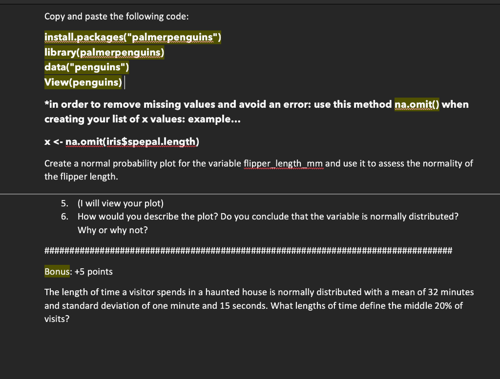 Copy and paste the following code: | Chegg.com
