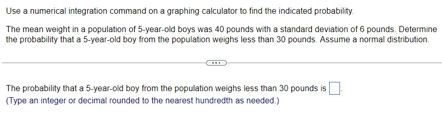 Solved Use a numerical integration command on a graphing | Chegg.com