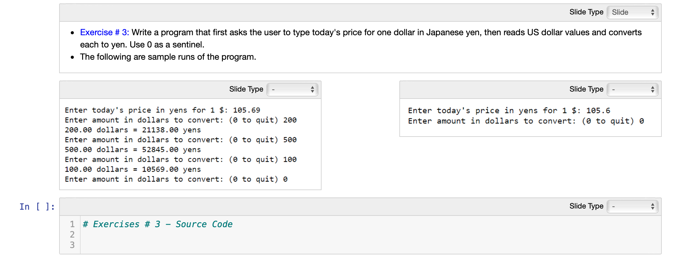 Solved Slide Type Slide • Exercise 3 Write A Program That 
