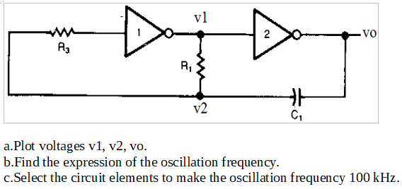 Solved v1 2 VO Ag RI v2 가 C1 a.Plot voltages v1, v2, vo. | Chegg.com