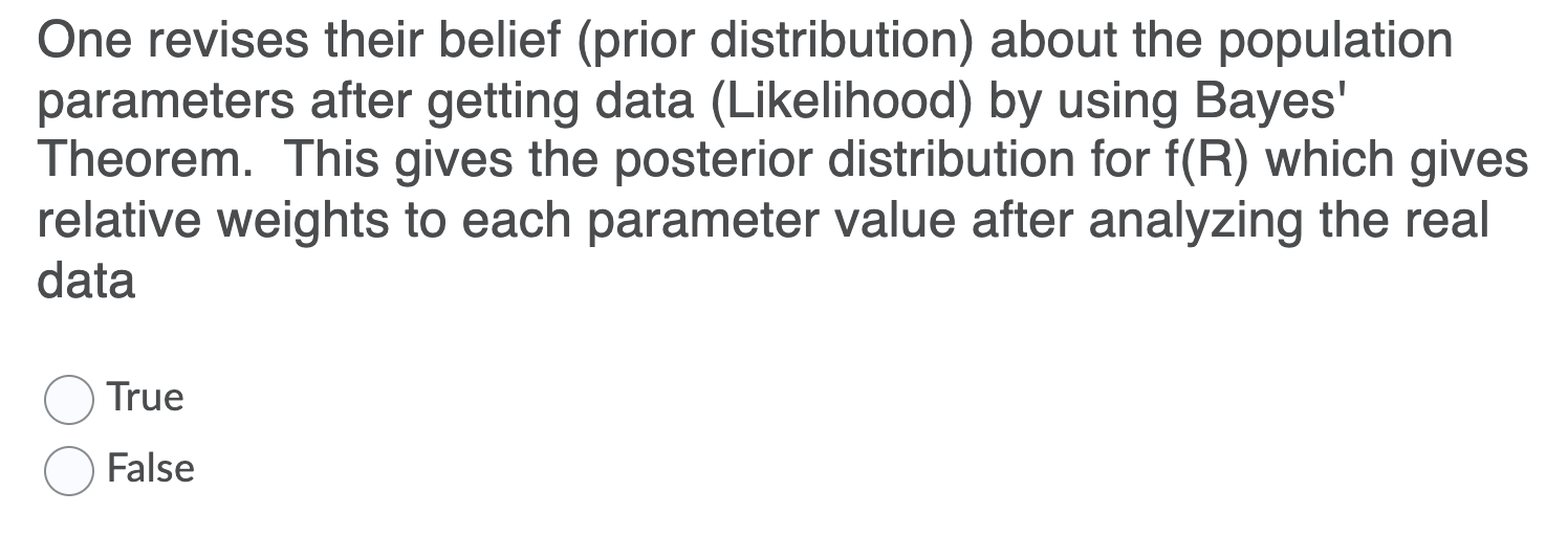 Solved = Bayes' Theorem for two events A and B, is given by | Chegg.com