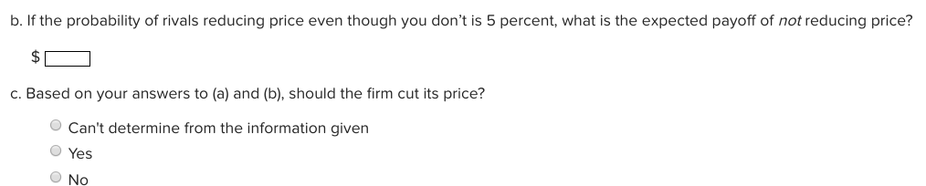 Solved Refer to the following formula for expected payoff | Chegg.com