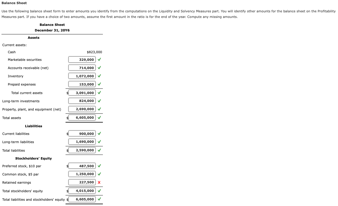 Solved Mastery Problem: Financial Statement Analysis | Chegg.com