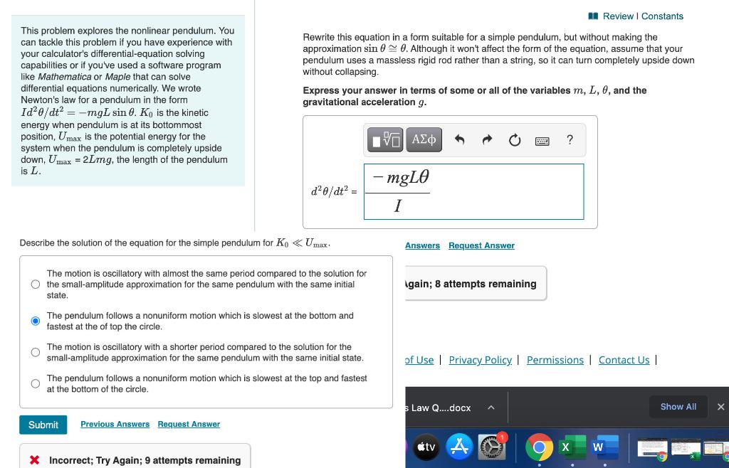 Solved A Review | Constants This problem explores the | Chegg.com