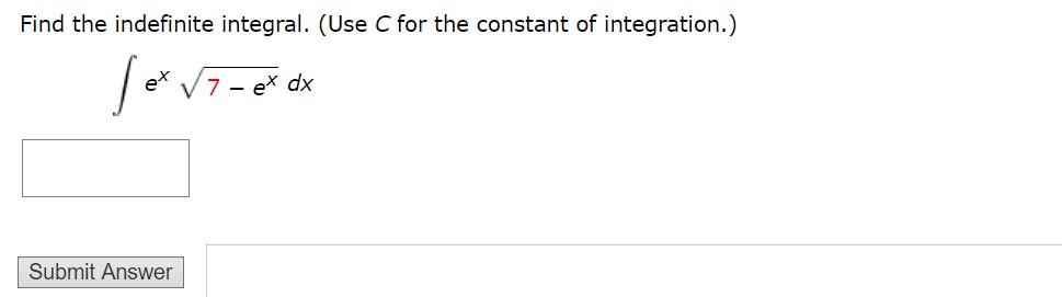 Solved Find the indefinite integral and check your result by | Chegg.com