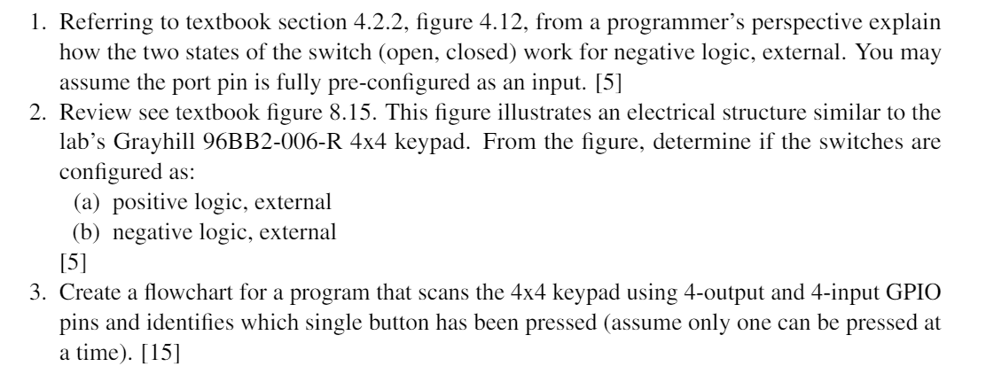 Solved 1. Referring to textbook section 4.2.2, figure 4.12, | Chegg.com