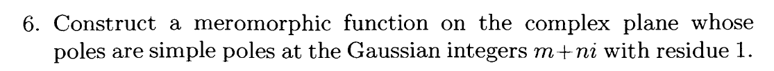 Solved This is from Complex Analysis by Theodore W Gamelin | Chegg.com