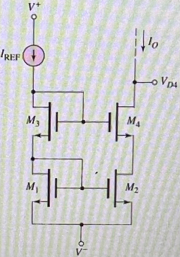 Solved Ex 10.9: In the MOSFET cascode current source shown | Chegg.com