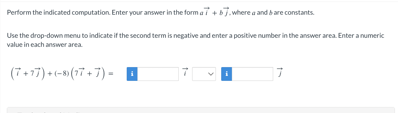 Solved Perform the indicated computation. Enter your answer | Chegg.com