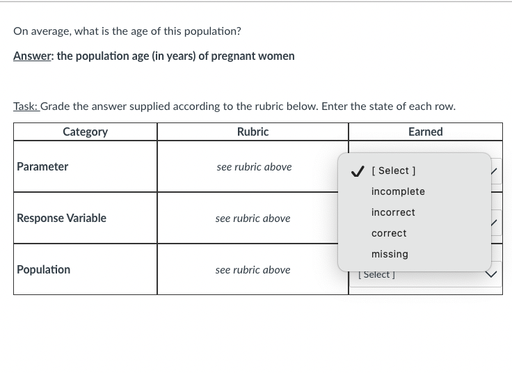 PARAMETERS OF INTEREST We have to identify the | Chegg.com