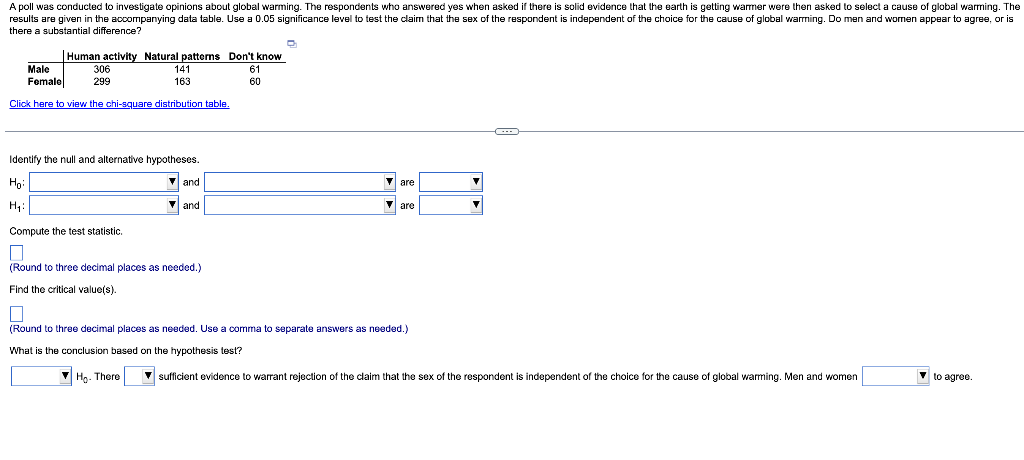 Solved Click here to view the chi-square distribution table. | Chegg.com