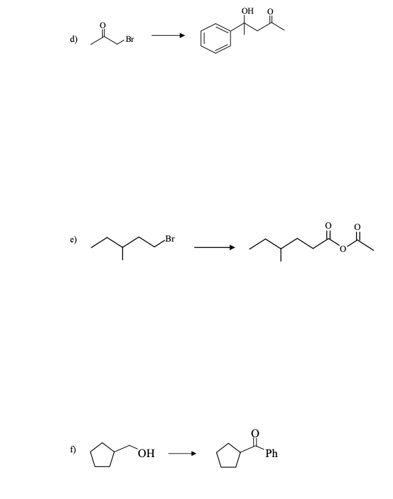Solved Propose a multistep synthetic sequence to carry out | Chegg.com