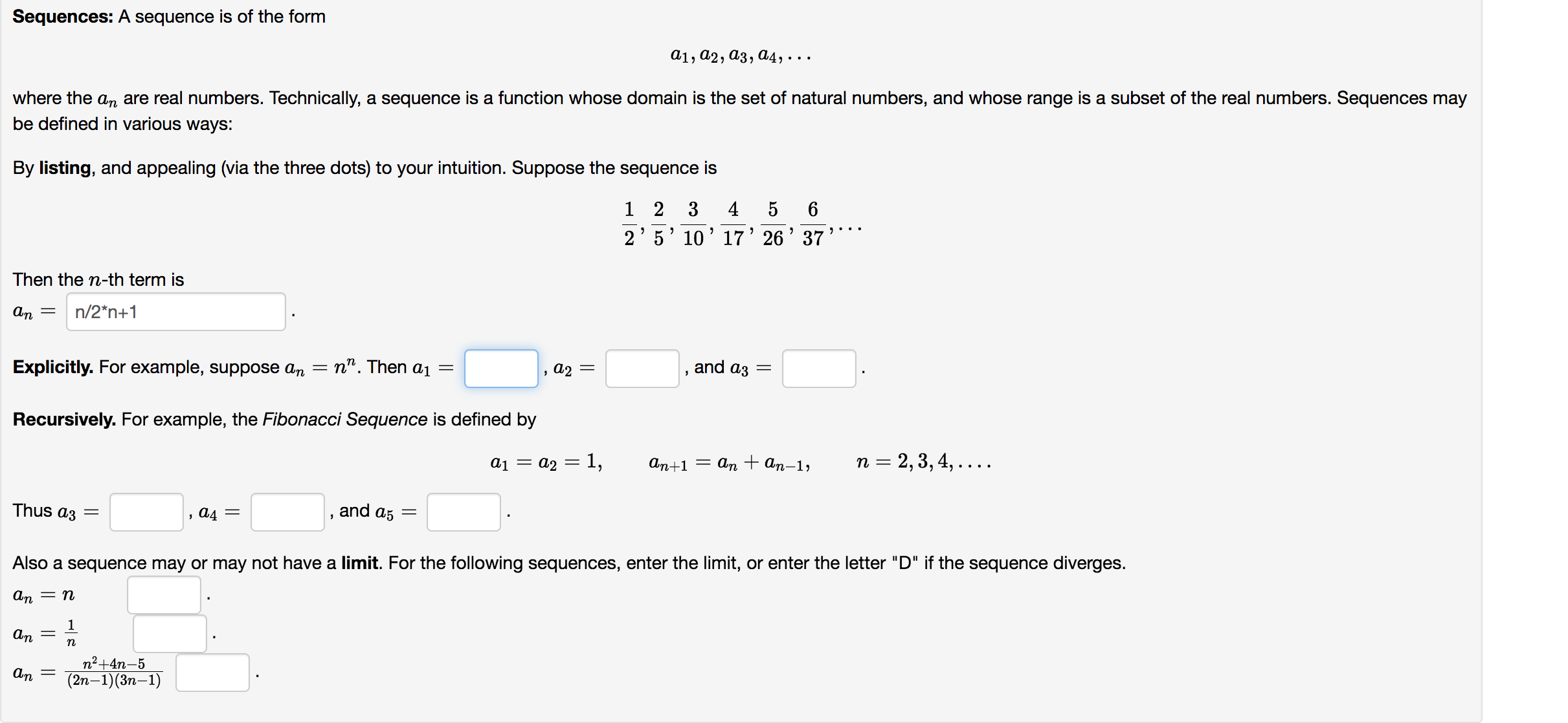 Solved Sequences A Sequence Is Of The Form A1a2a3a4 