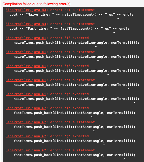 Solved Using the following 2 codes, please help fix the | Chegg.com