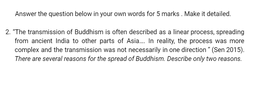 Solved Answer the question below in your own words for 5 | Chegg.com