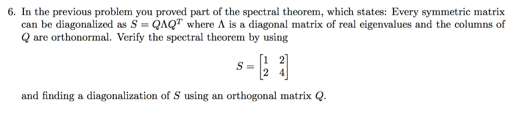 Solved 6. In the previous problem you proved part of the | Chegg.com