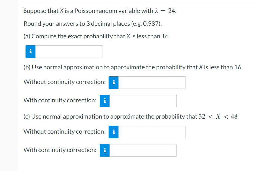 Solved juppose that X is a Poisson random variable with | Chegg.com