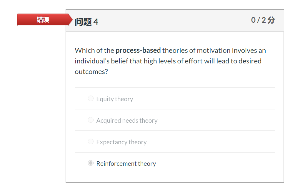 Solved 耀 问题4 0/29 Which of the process-based theories of | Chegg.com