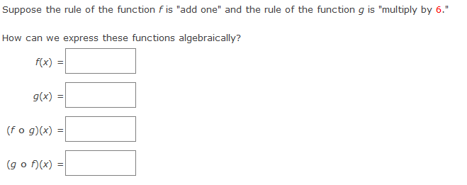 Solved Suppose the rule of the function f is "add one" and | Chegg.com