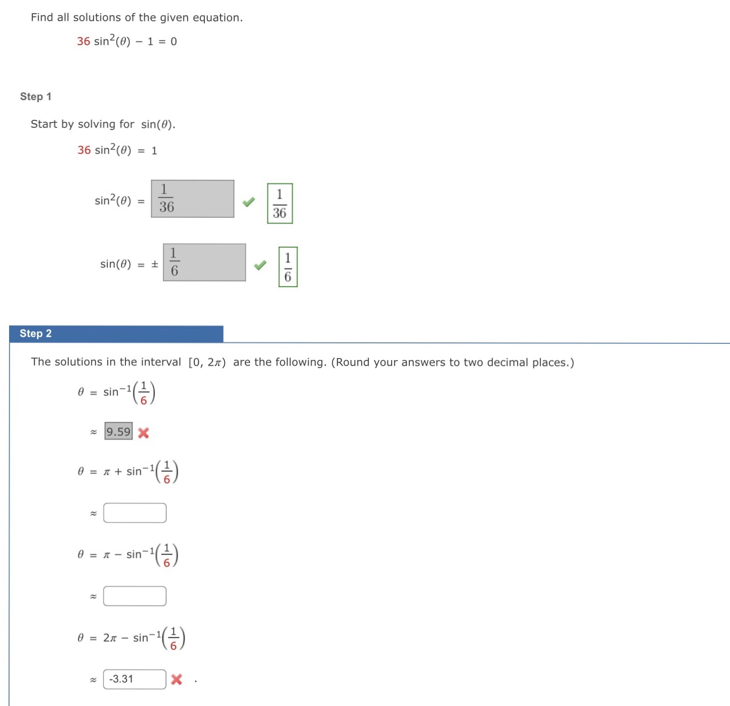Solved Find all solutions of the given equation. | Chegg.com