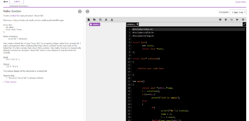 Solved 4 Create A Program That Uses A Structure Array To