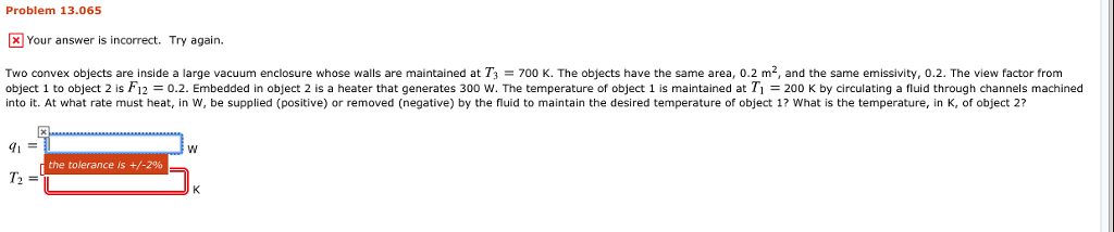 Solved Problem 13.065 3Your answer is incorrect. Try again. | Chegg.com