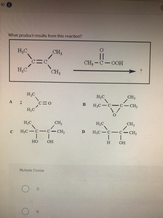 Solved What is the major product of the following reaction? | Chegg.com