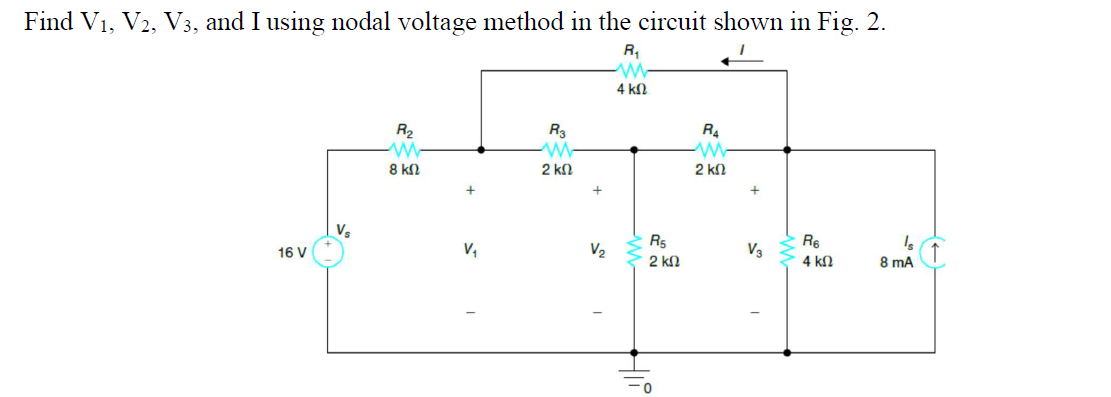 Solved Find V1, V2, V3, and I using nodal voltage method in | Chegg.com