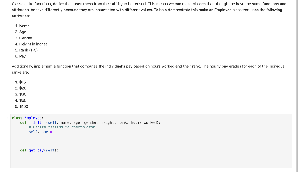 Solved Classes, like functions, derive their usefulness from | Chegg.com
