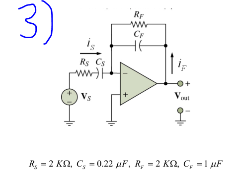 Solved Below are opamp filter circuits, 1)LPF, 2)HPF, and | Chegg.com