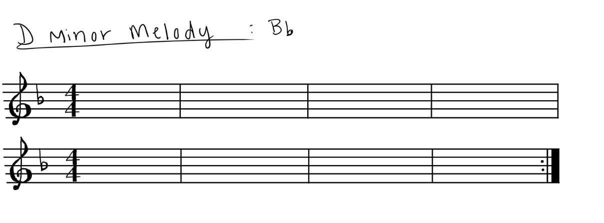 Compose an 8-bar melody. Use a 4/4 meter | Chegg.com