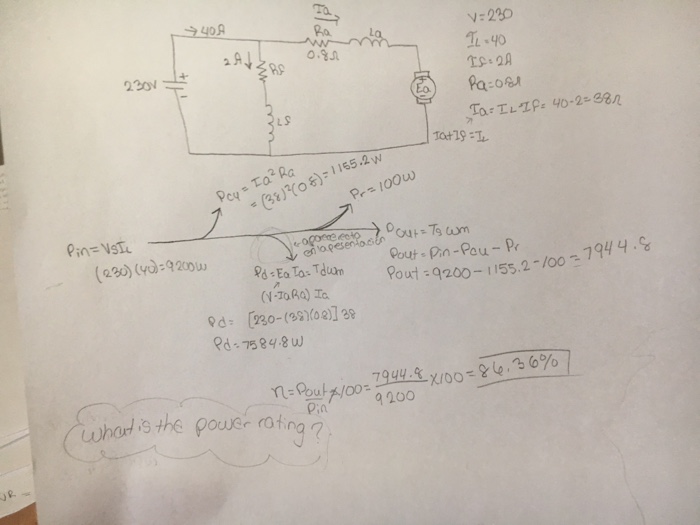 Solved L 40 5.2 N pout s pin-Pau 2-/oo 7944. Pout 39200 | Chegg.com