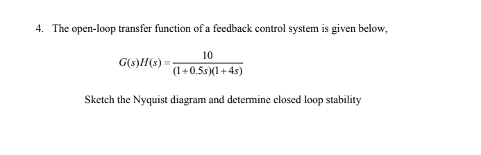 Solved Control system problem Sir, please Be relevant and | Chegg.com