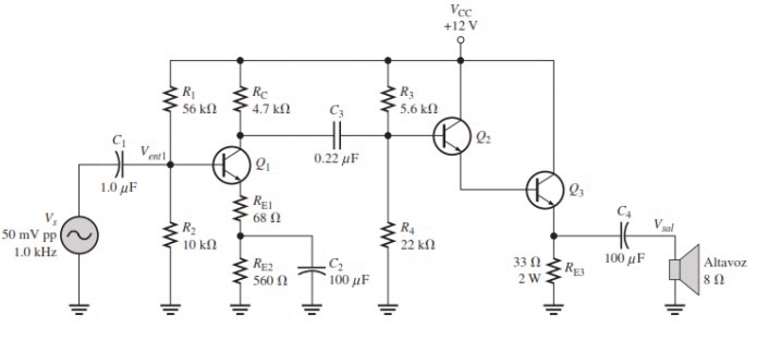 Solved Find the exit gain of the first amplifier and the | Chegg.com
