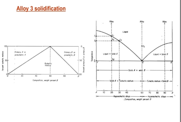 Solved describe the graphAlloy 3 ﻿solidification | Chegg.com