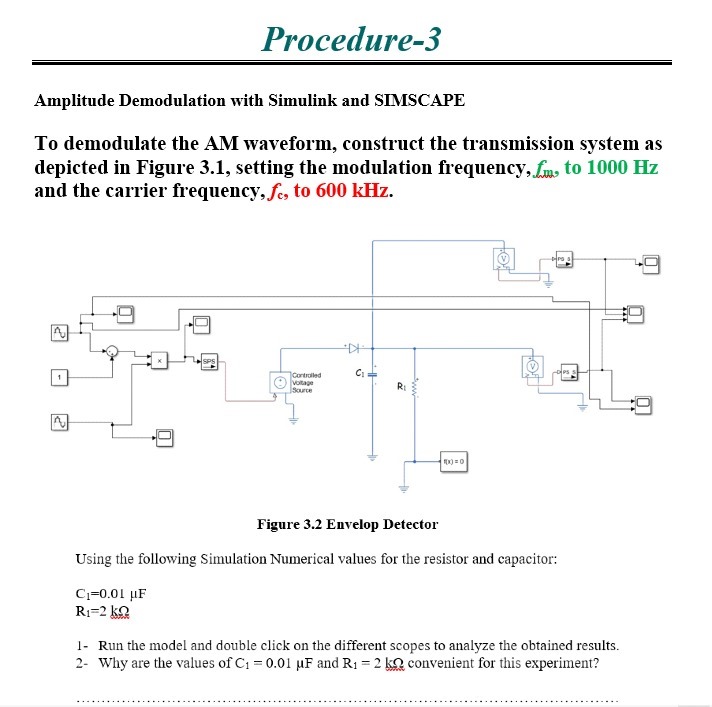 Solved 1- Run the model and double click on the different | Chegg.com
