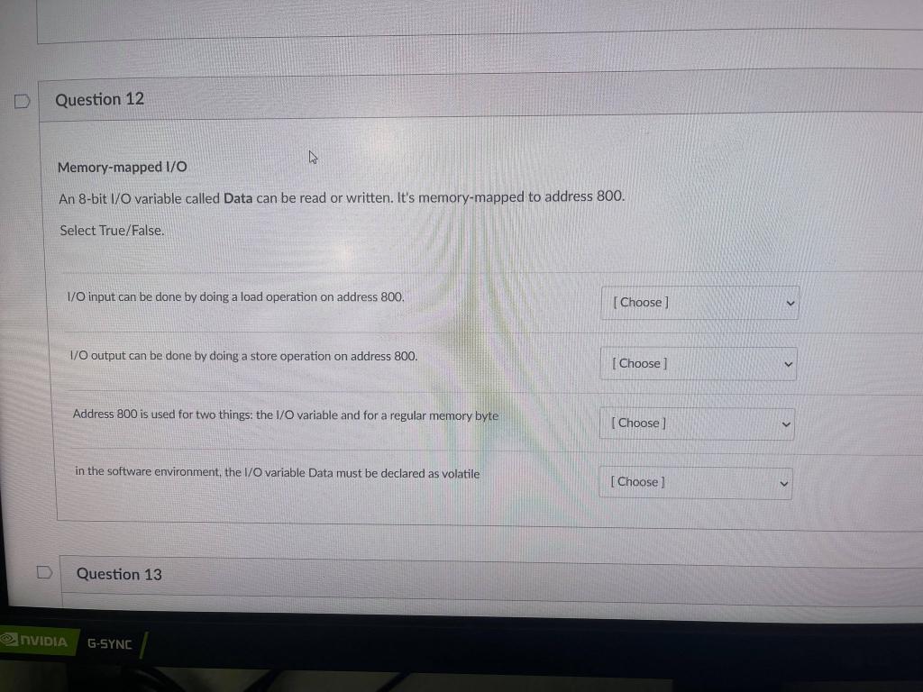 Solved Question 13 Memory byte addressability implies... | Chegg.com