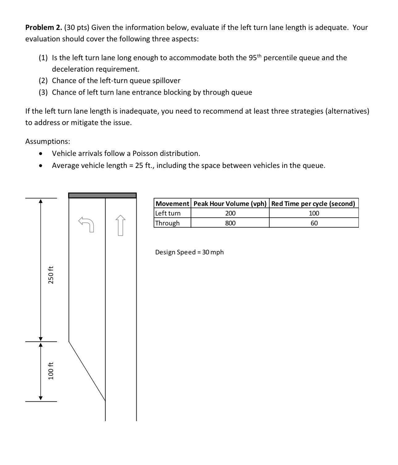 Solved Problem 2. (30 pts) Given the information below, | Chegg.com