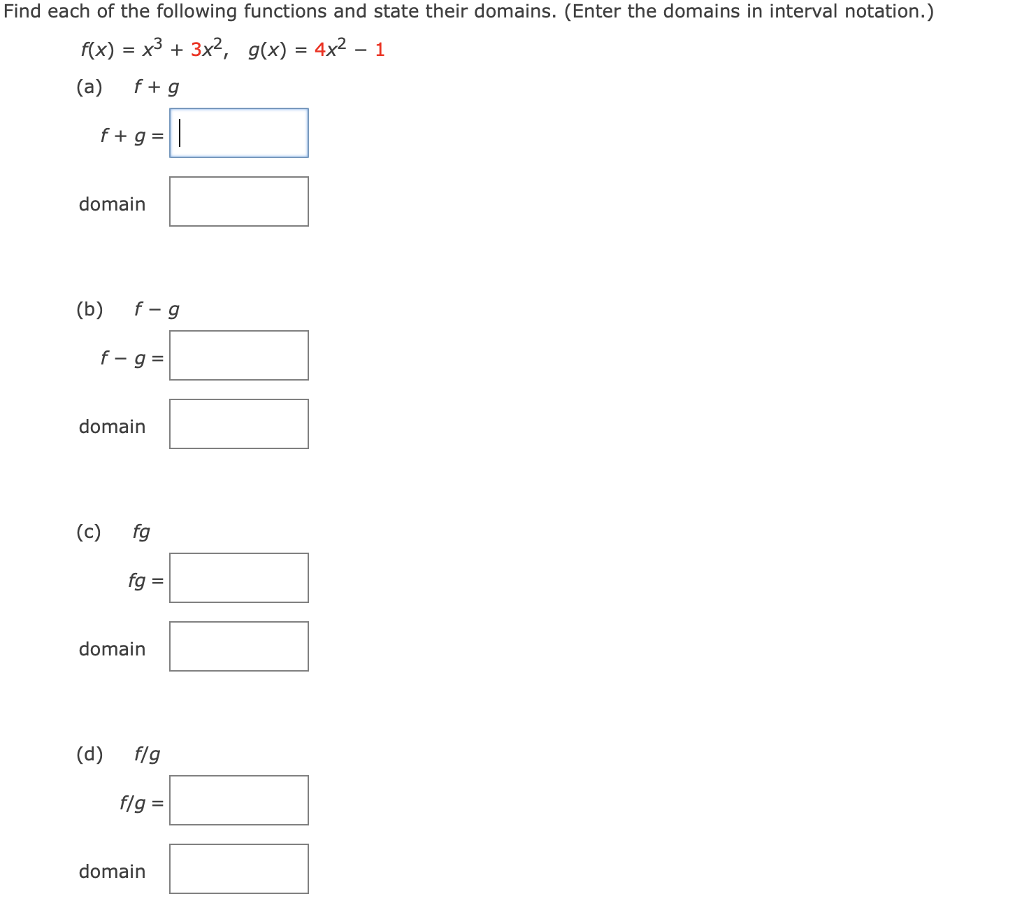 Solved ind each of the following functions and state their | Chegg.com
