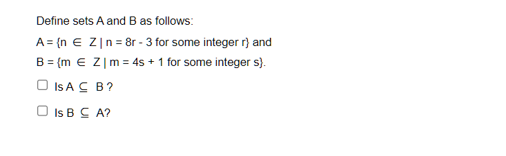 Solved Disprove the following statement by finding a | Chegg.com