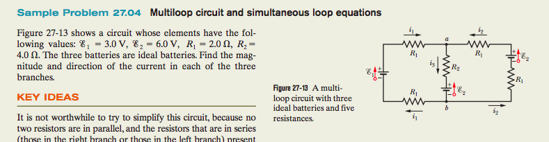 Solved look at sample problem (that reads multiloop circuit | Chegg.com