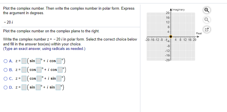 Solved Plot the complex number. Then write the complex | Chegg.com