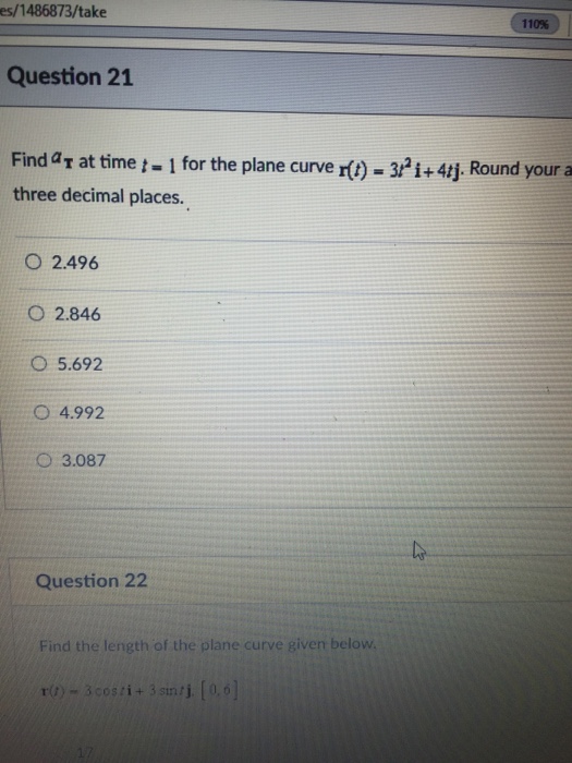 Solved DQuestion 25 Find the length of the space curve given | Chegg.com
