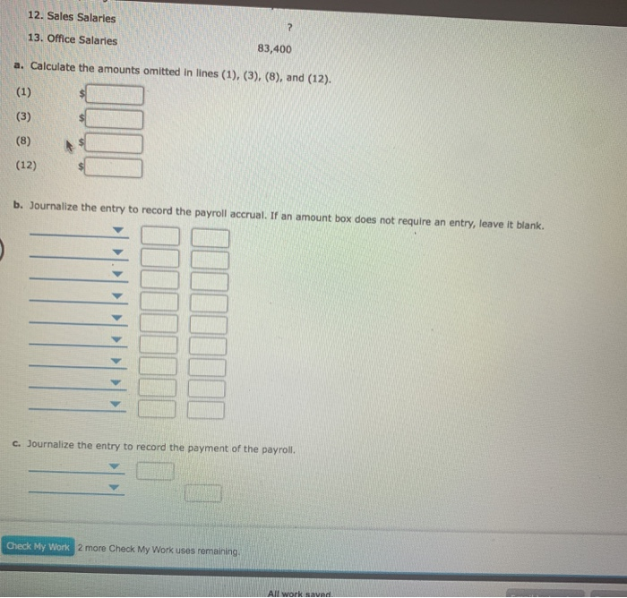 Solved Summary Payroll Data In the following summary of data | Chegg.com