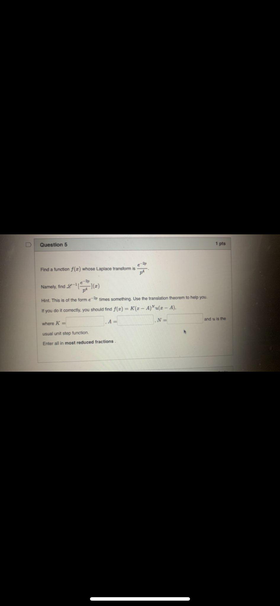 Solved Find a function f(x) whose Laplace transtorm is | Chegg.com