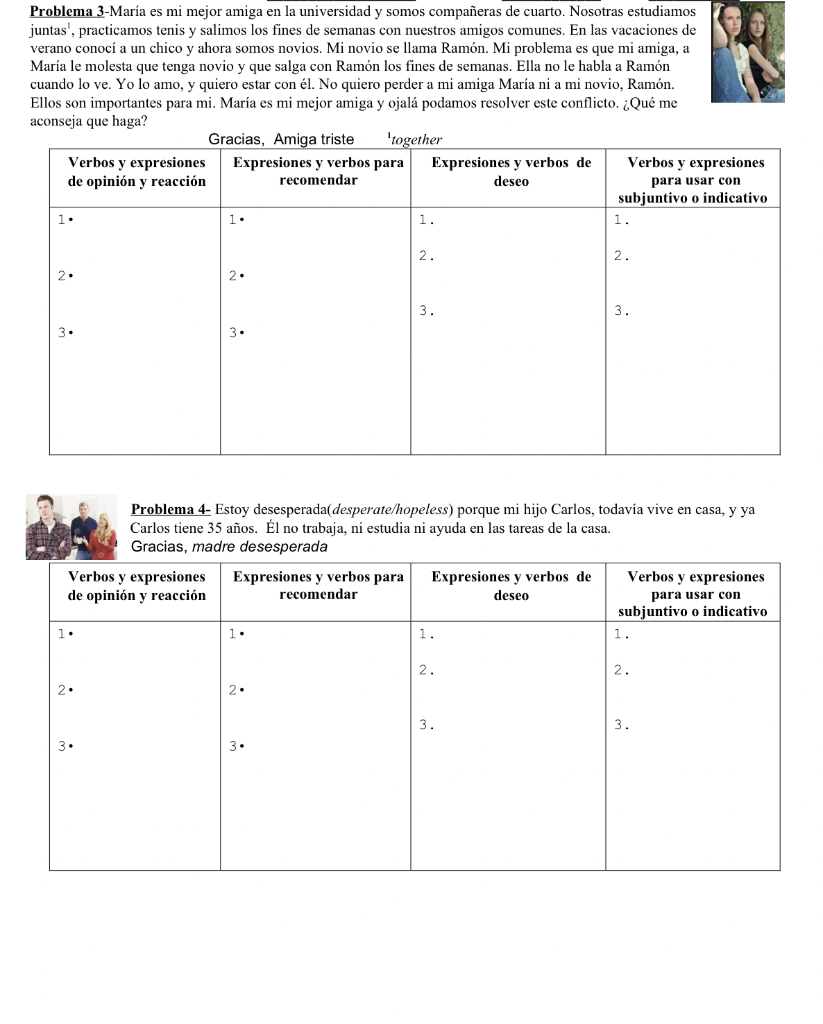 PRE-WRITING TASK: COMPOSICIÓN 4: ¡Soy un experto y | Chegg.com