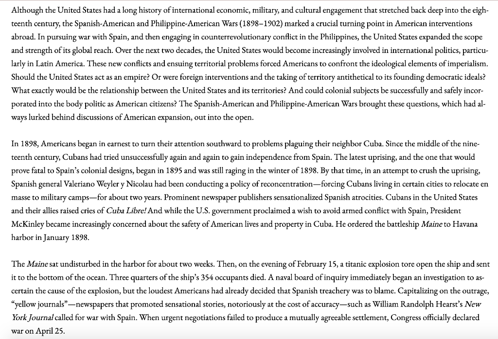 Solved Write a three paragraph response to the following: | Chegg.com