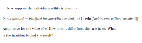 Solved Suppose that an individual makes an income of y | Chegg.com