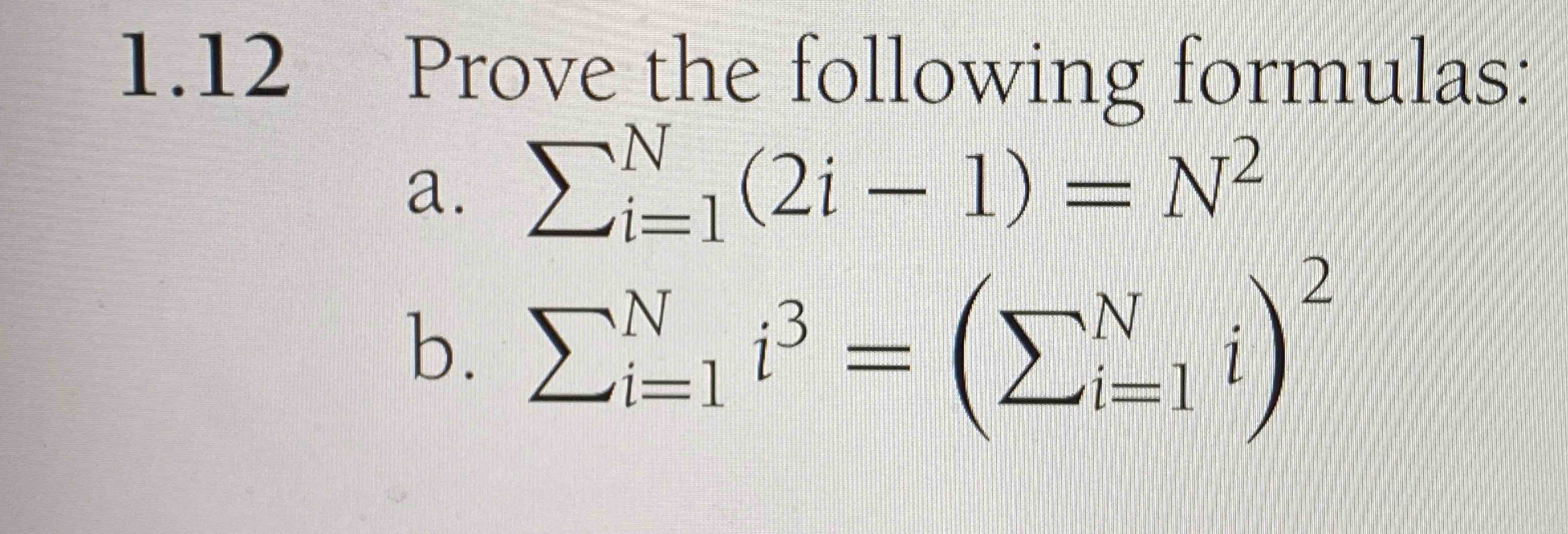 Solved 1.12 ﻿Prove the following | Chegg.com